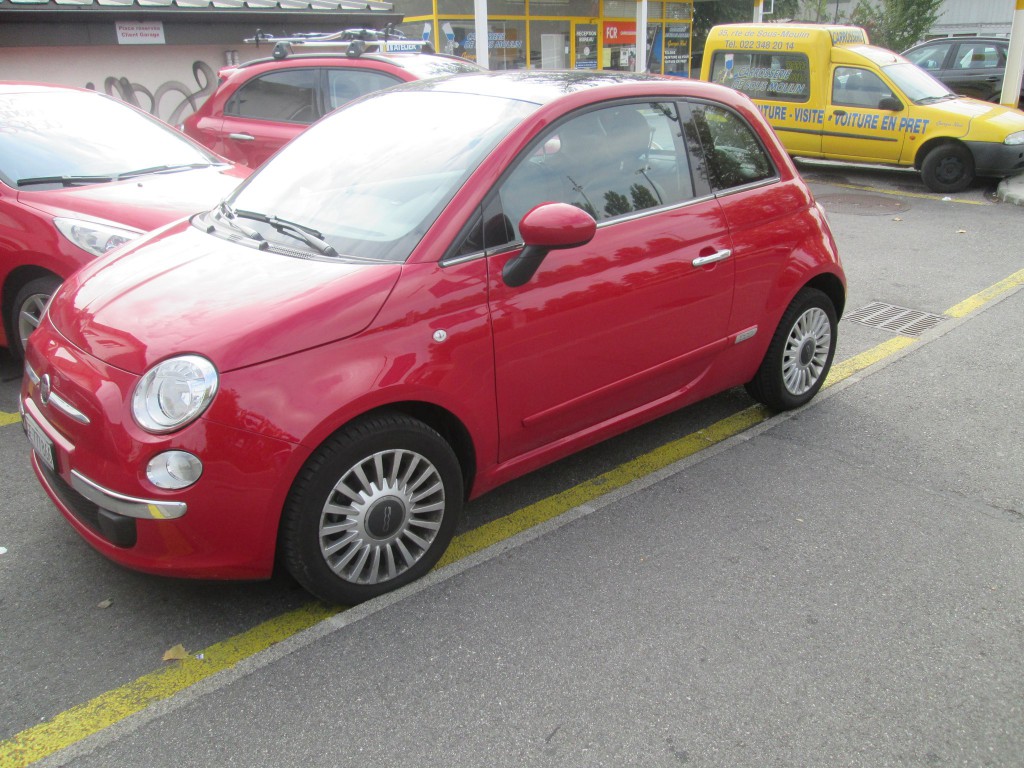 FIAT 500 1.2 Lounge ( rouge) – Garage 3 Chênes